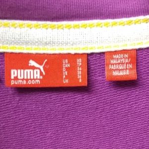 Puma | Jackets & Coats | Womens Xs Purple Button Jacket | Poshmark